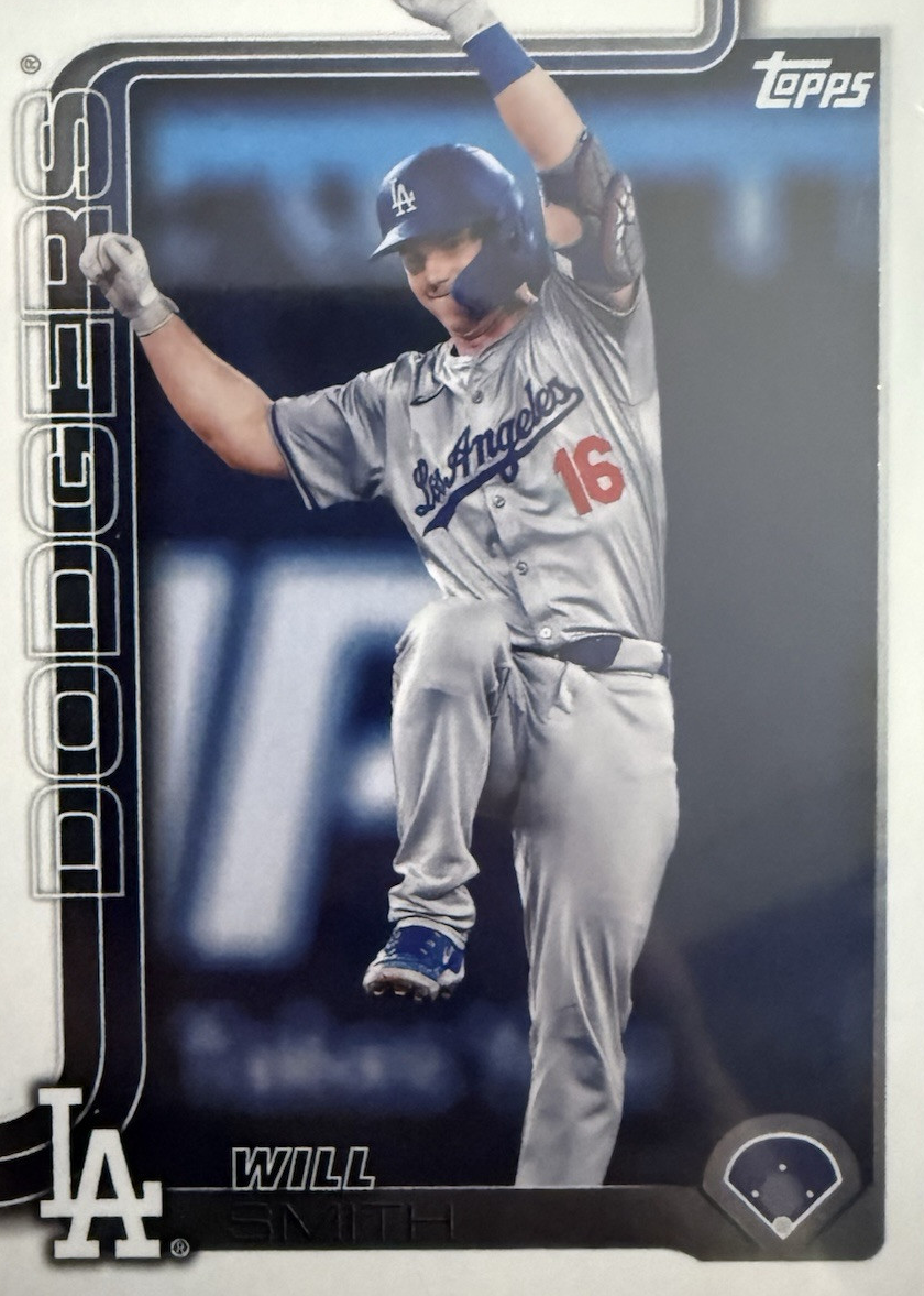 Will Smith 2025 Topps #212 Dancing Dodgers Variation /(SSP) Price Guide ...