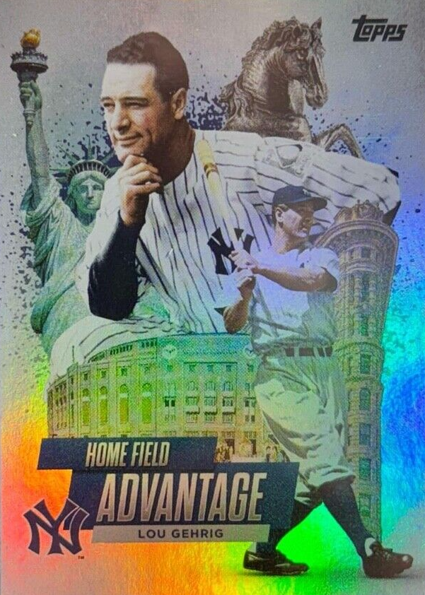 Lou Gehrig 2025 Topps #LHA-4 Legendary Home Field Advantage /(SSP ...