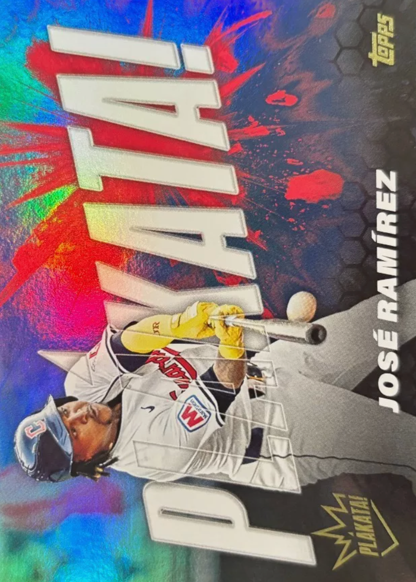 Jose Ramirez 2025 Topps #PLAK-12 Plakata /(SSP) Price Guide - Sports ...