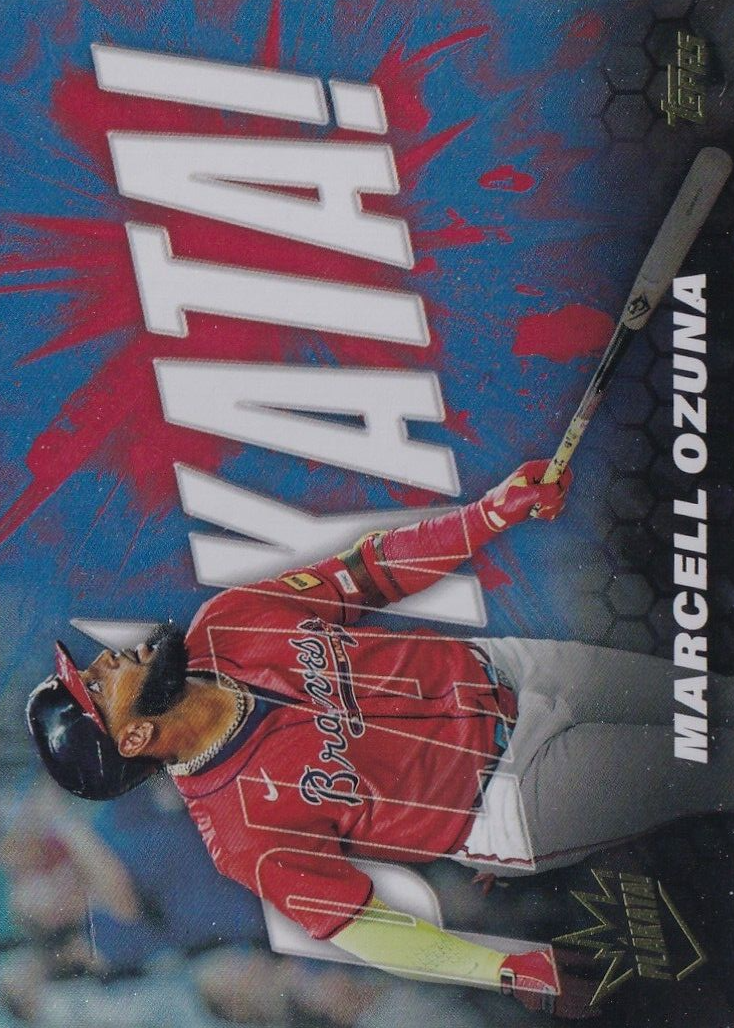 Marcell Ozuna 2025 Topps #PLAK-22 Plakata /(SSP) Price Guide - Sports ...