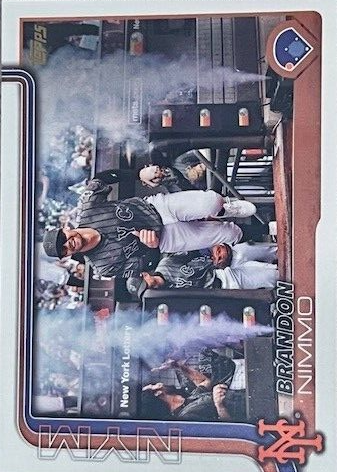 Brandon Nimmo 2025 Topps #331 Golden Mirror Image Variation /(SSP ...