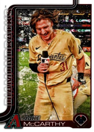 Jake McCarthy 2025 Topps #243 Golden Mirror Image Variation /(SSP ...