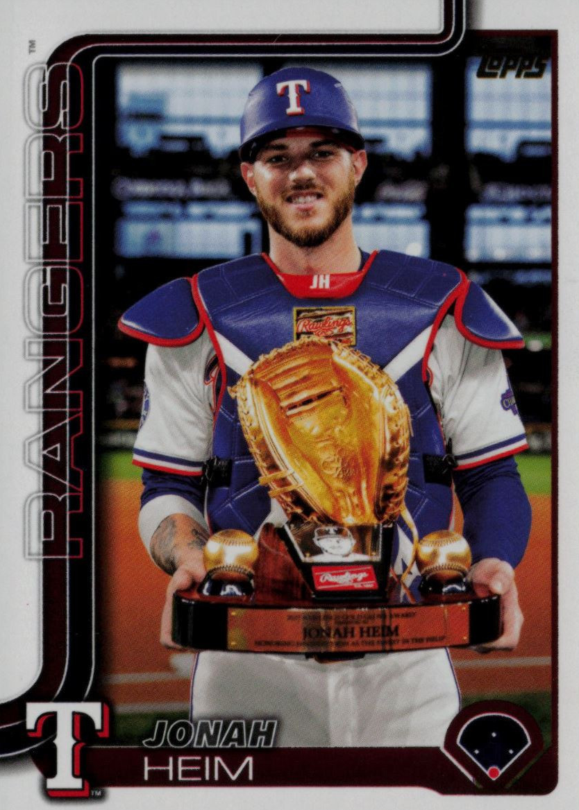 Jonah Heim 2025 Topps #51 Golden Mirror Image Variation /(SSP) Price ...