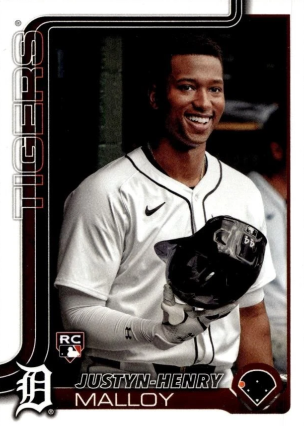 Justyn-Henry Malloy 2025 Topps #269 Golden Mirror Image Variation /(SSP ...