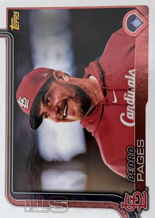 Pedro Pages 2025 Topps #252 Golden Mirror Image Variation /(SSP) Price ...
