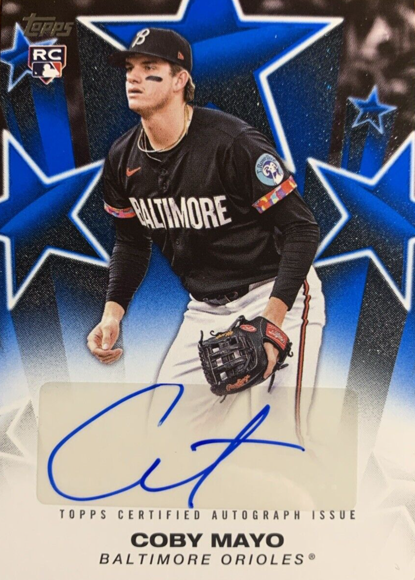 Coby Mayo 2025 Topps #BSA-CMA Baseball Stars Autographs - Blue /150 ...