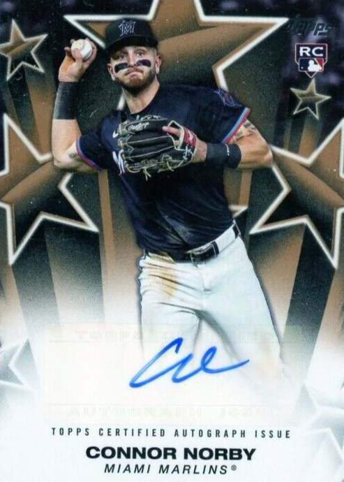 Connor Norby 2025 Topps #BSA-CN Baseball Stars Autographs - Gold /50 ...