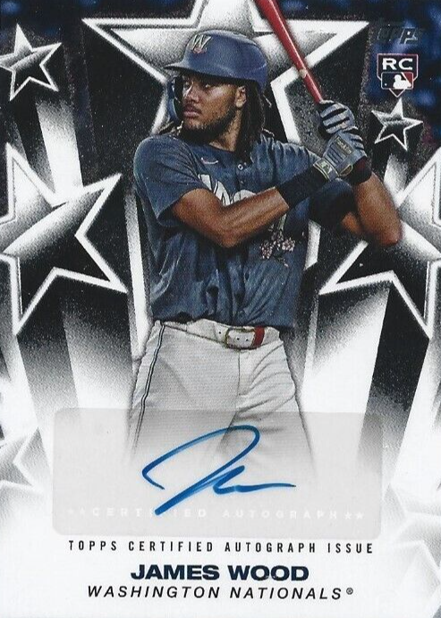 James Wood 2025 Topps #BSA-JWO Baseball Stars Autographs Price Guide ...