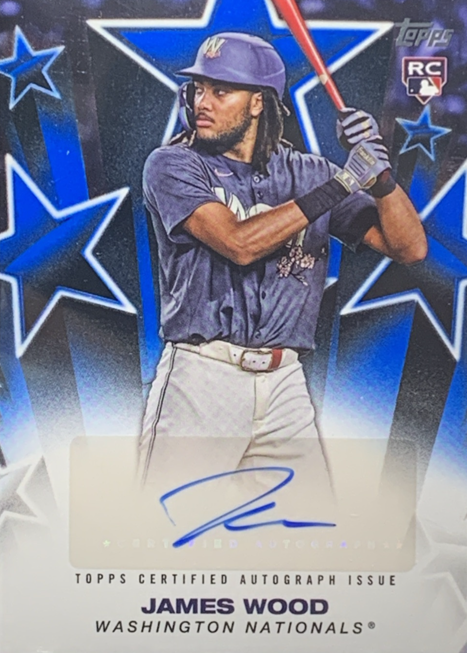 James Wood 2025 Topps #BSA-JWO Baseball Stars Autographs - Blue /150 ...