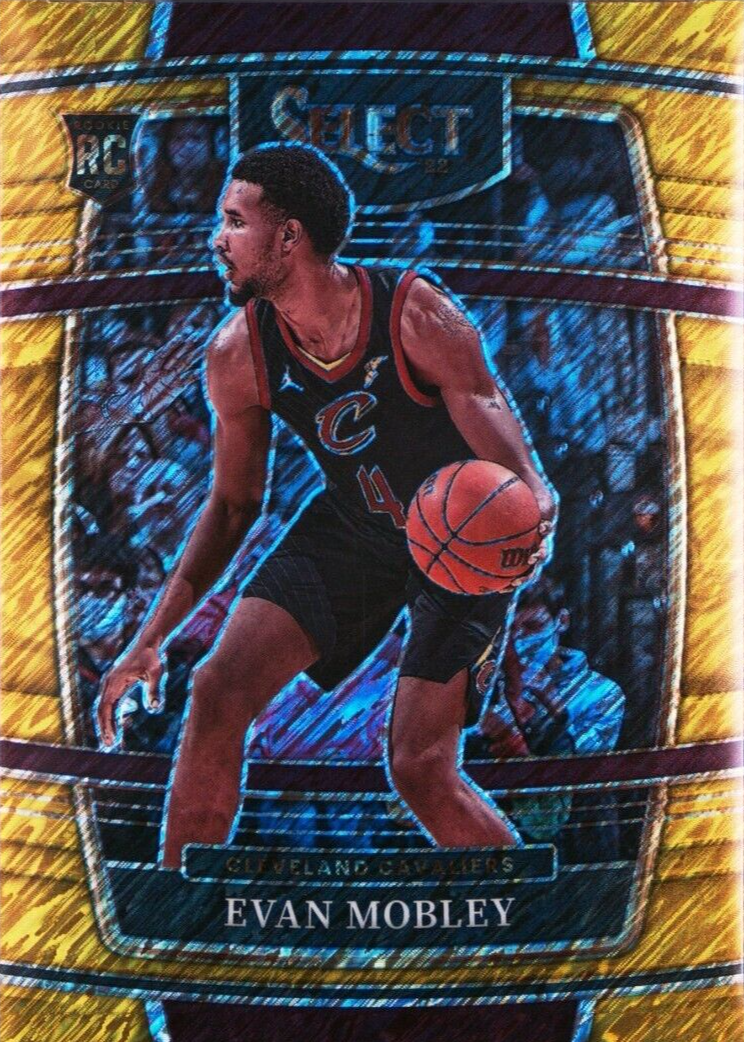 Evan Mobley 2021 Select #5 Concourse Gold Shimmer /10 Price Guide ...