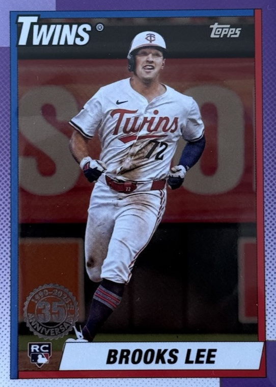 Brooks Lee 2025 Topps #T90-24 1990 Topps Baseball - Gold /50 Price ...