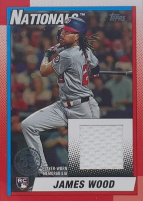 James Wood 2025 Topps #T90-39 1990 Topps Baseball - Gold /50 Price ...