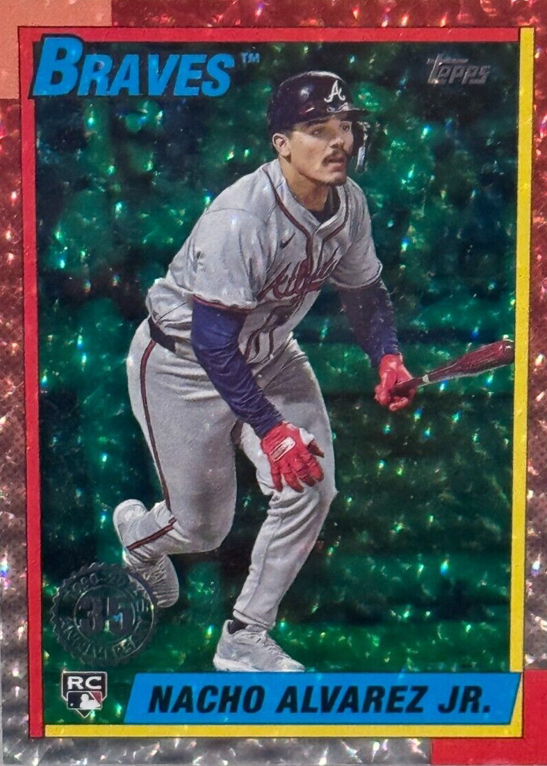 Nacho Alvarez Jr. 2025 Topps #T90-79 1990 Topps Baseball - Green ...
