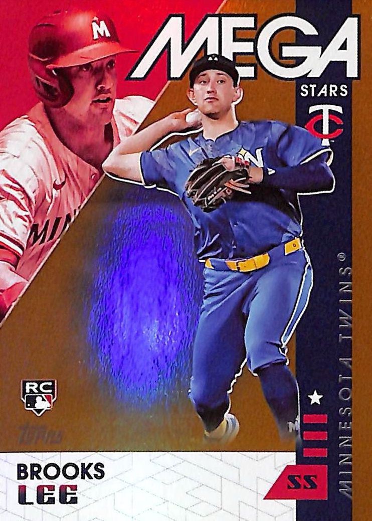 Brooks Lee 2025 Topps #MEGA-17 Topps Mega Stars - Gold Foilboard /50 ...