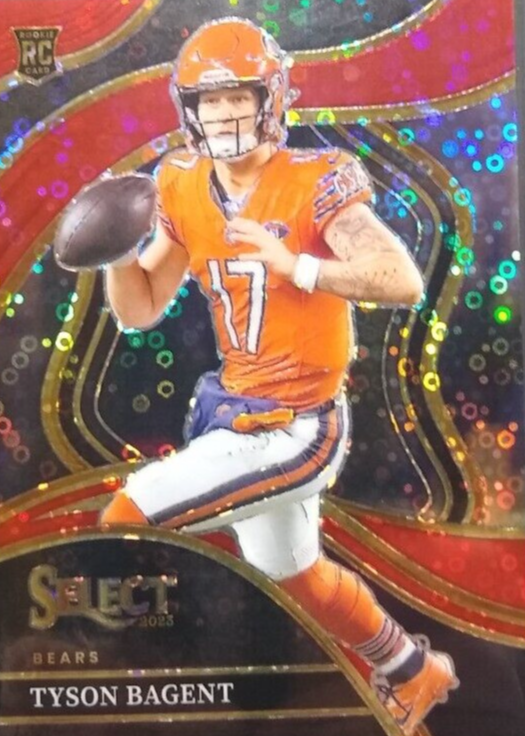 Tyson Bagent 2023 Select #208 Club Level Red Disco /49 Price Guide ...