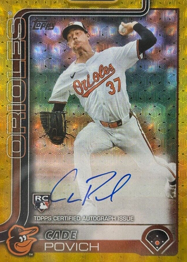 Cade Povich 2025 Topps #25 Flagship Real One Autographs - Foilfractor /1 Price Guide - Sports ...