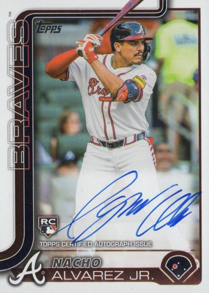 Nacho Alvarez Jr. 2025 Topps #223 Flagship Real One Autographs Price ...