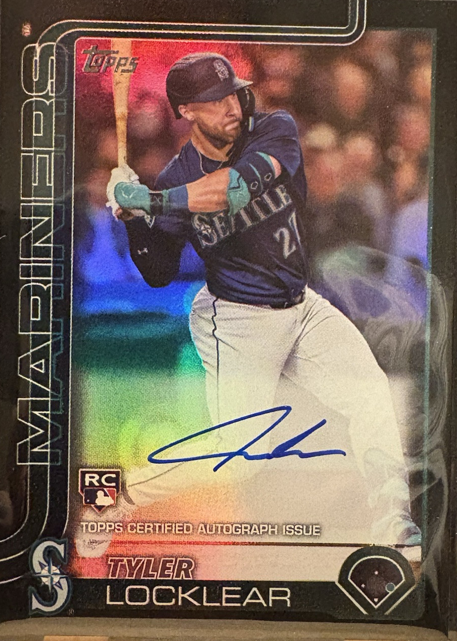 Tyler Locklear 2025 Topps #192 Flagship Real One Autographs - Black ...