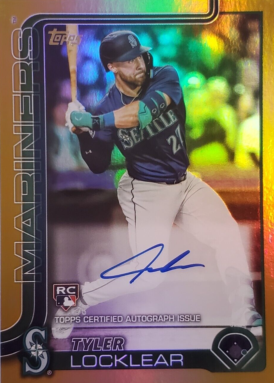 Tyler Locklear 2025 Topps #192 Flagship Real One Autographs - Gold Foil ...