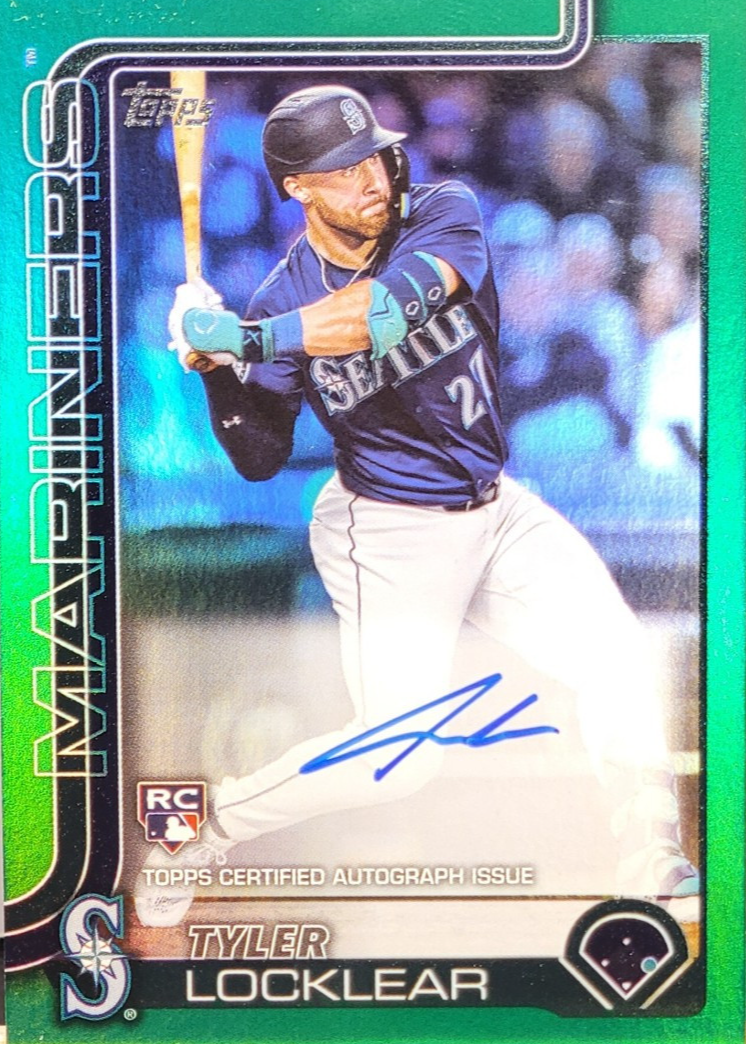 Tyler Locklear 2025 Topps #192 Flagship Real One Autographs - Green ...
