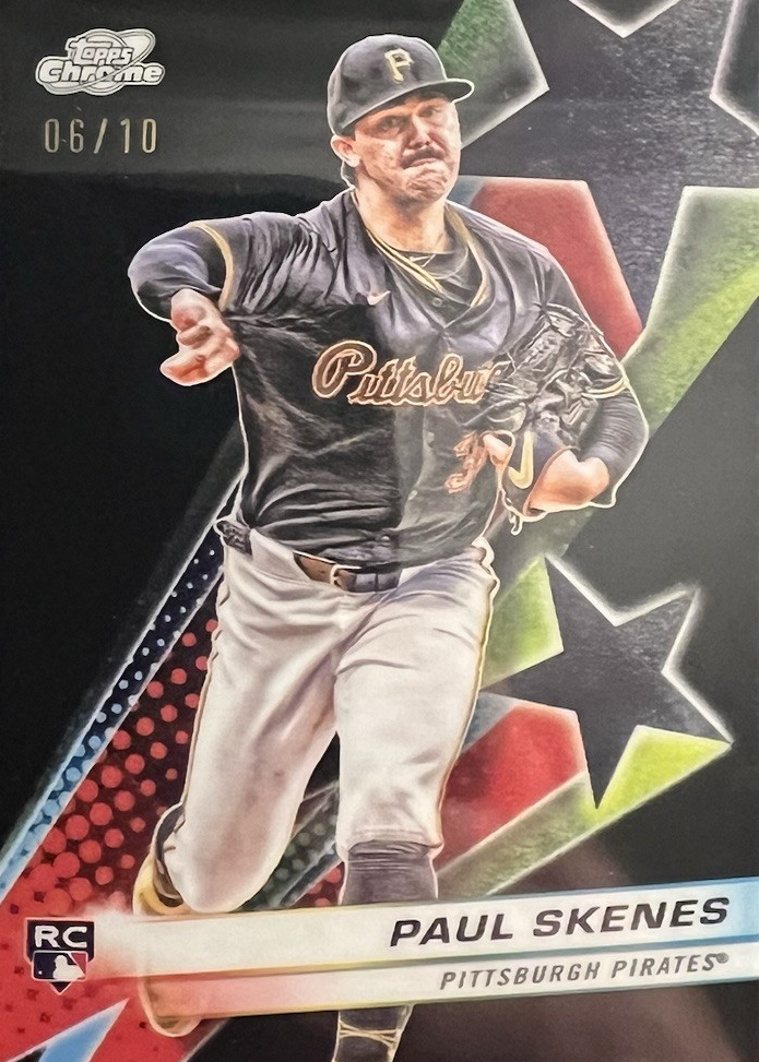 Paul Skenes 2024 Topps Chrome Cosmic #SF-16 Starfractor - Black Eclipse ...
