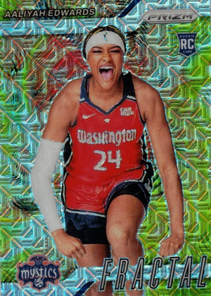 Aaliyah Edwards 2024 Prizm WNBA #3 Fractal - Mojo /25 Price Guide ...