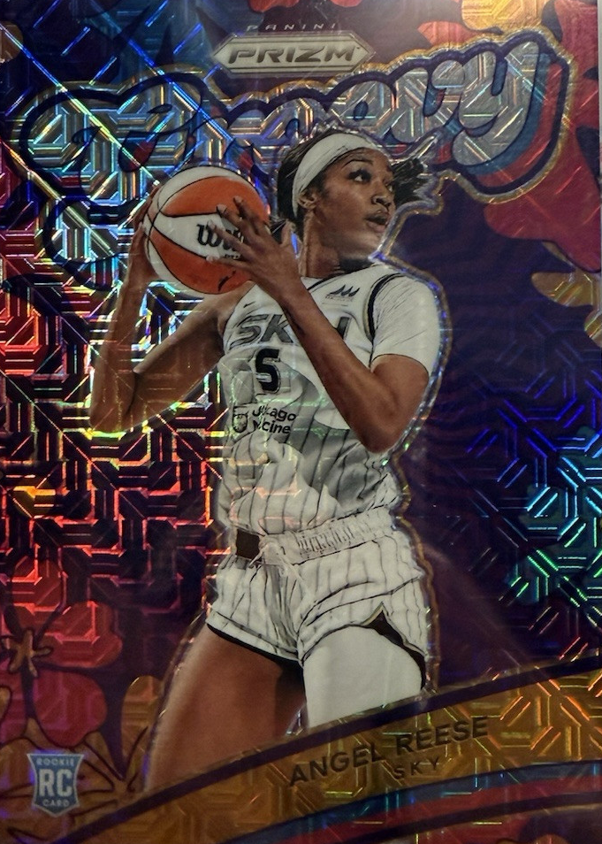 Angel Reese 2024 Prizm WNBA #12 Groovy - Mojo /25 Price Guide - Sports ...