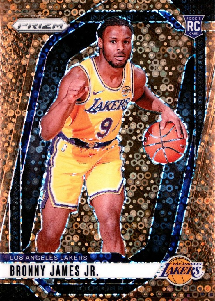 Bronny James Jr. 2024 Prizm #243 Fast Break Bronze /20 Price Guide ...