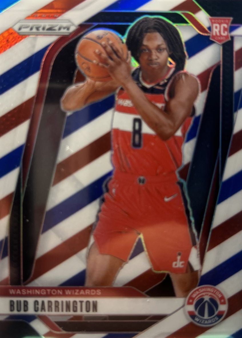 Bub Carrington 2024 Prizm #244 Red White Blue Price Guide - Sports Card ...