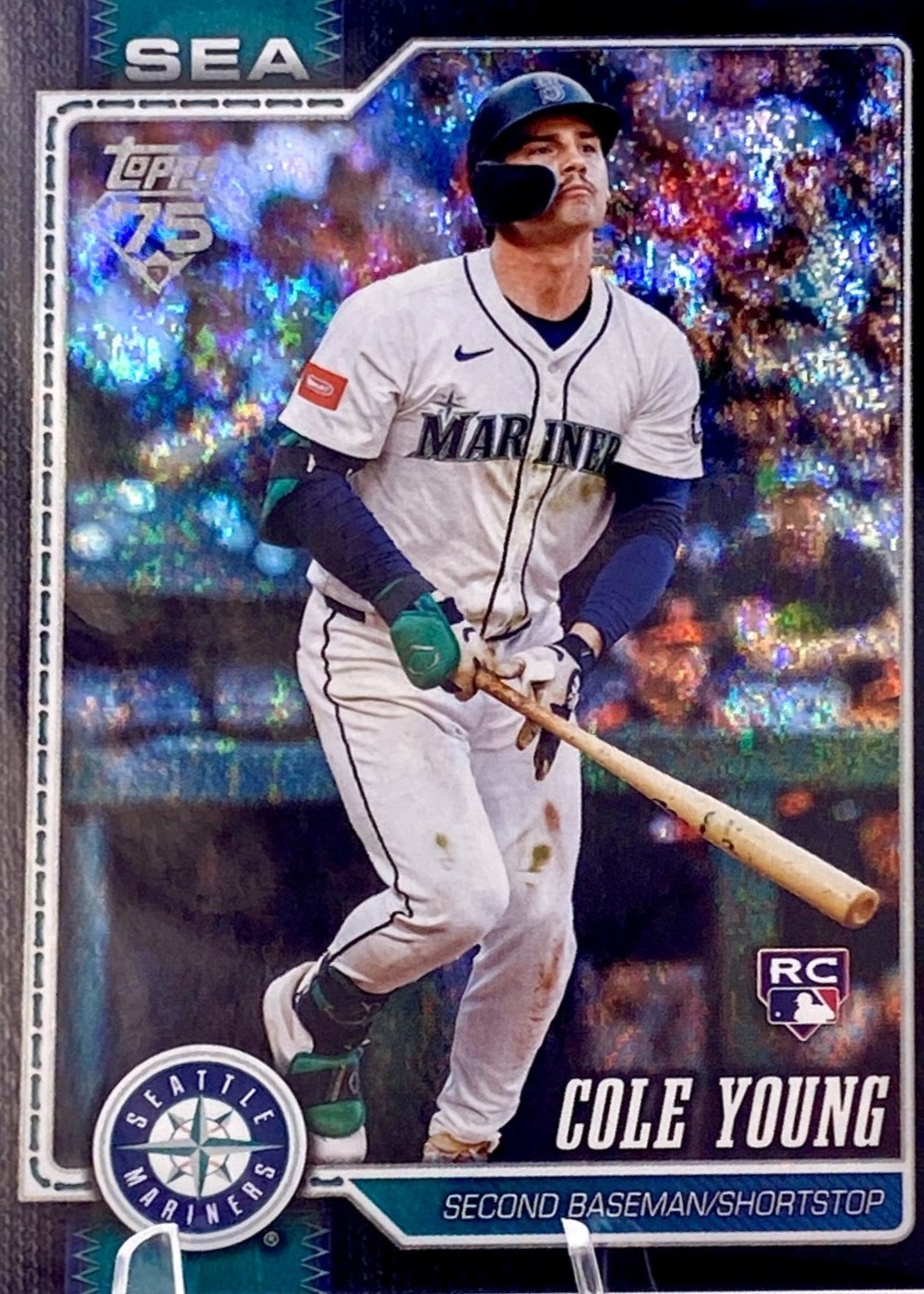 Cole Young 2026 Topps #129 Black Holo Foil /10 Price Guide - Sports ...