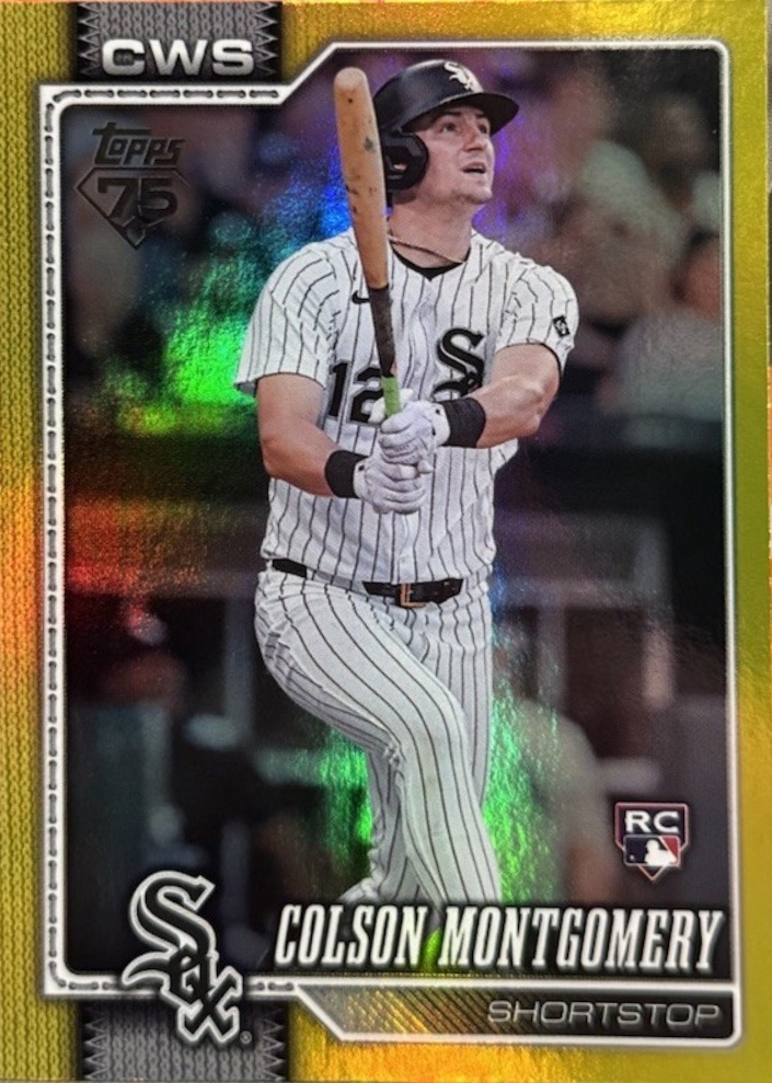 Colson Montgomery 2026 Topps #157 Yellow Rainbow Foil /399 Price Guide ...