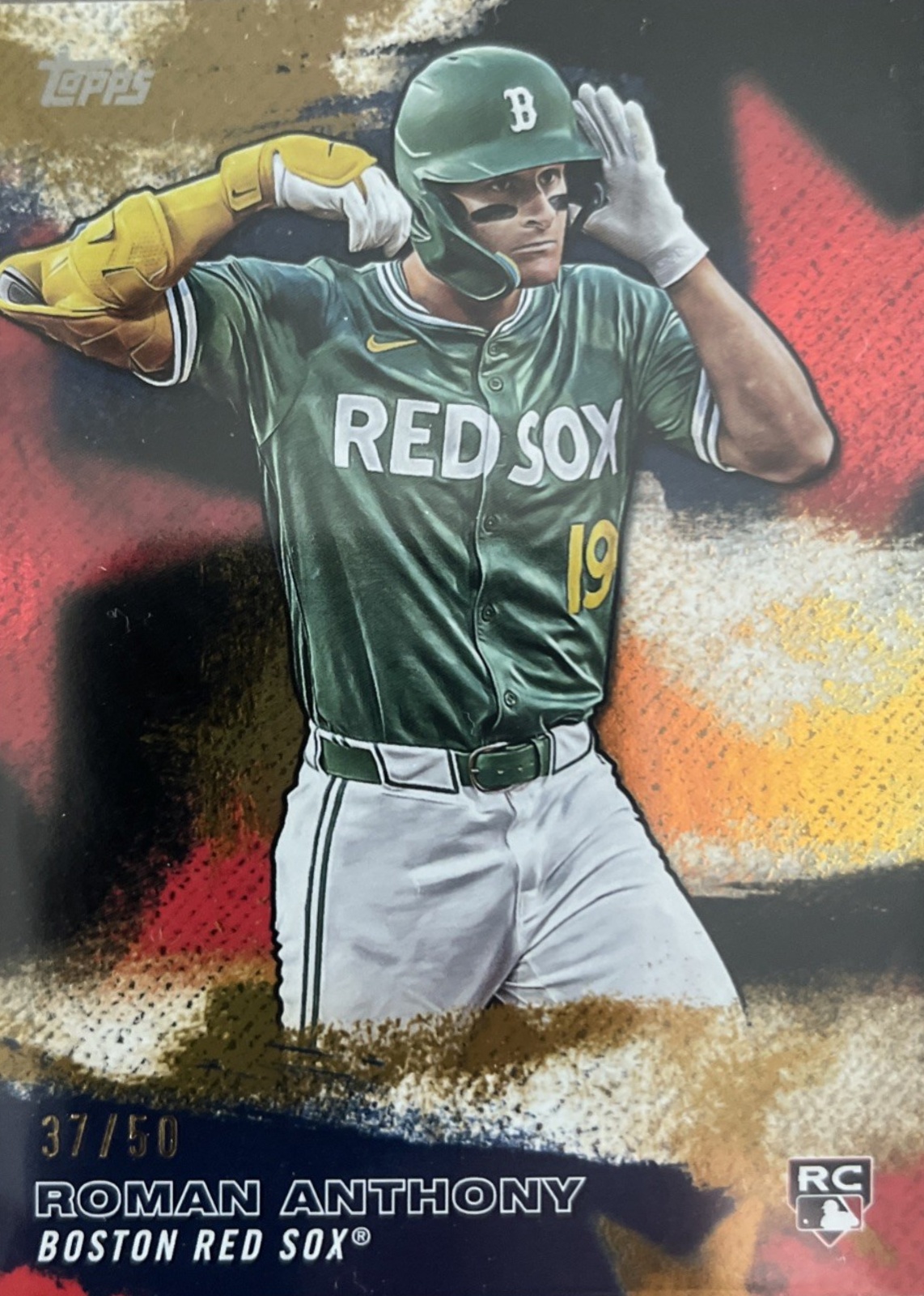 Roman Anthony 2026 Topps Series 1 #SMLB-25 Stars of MLB - Gold Foil /50 ...