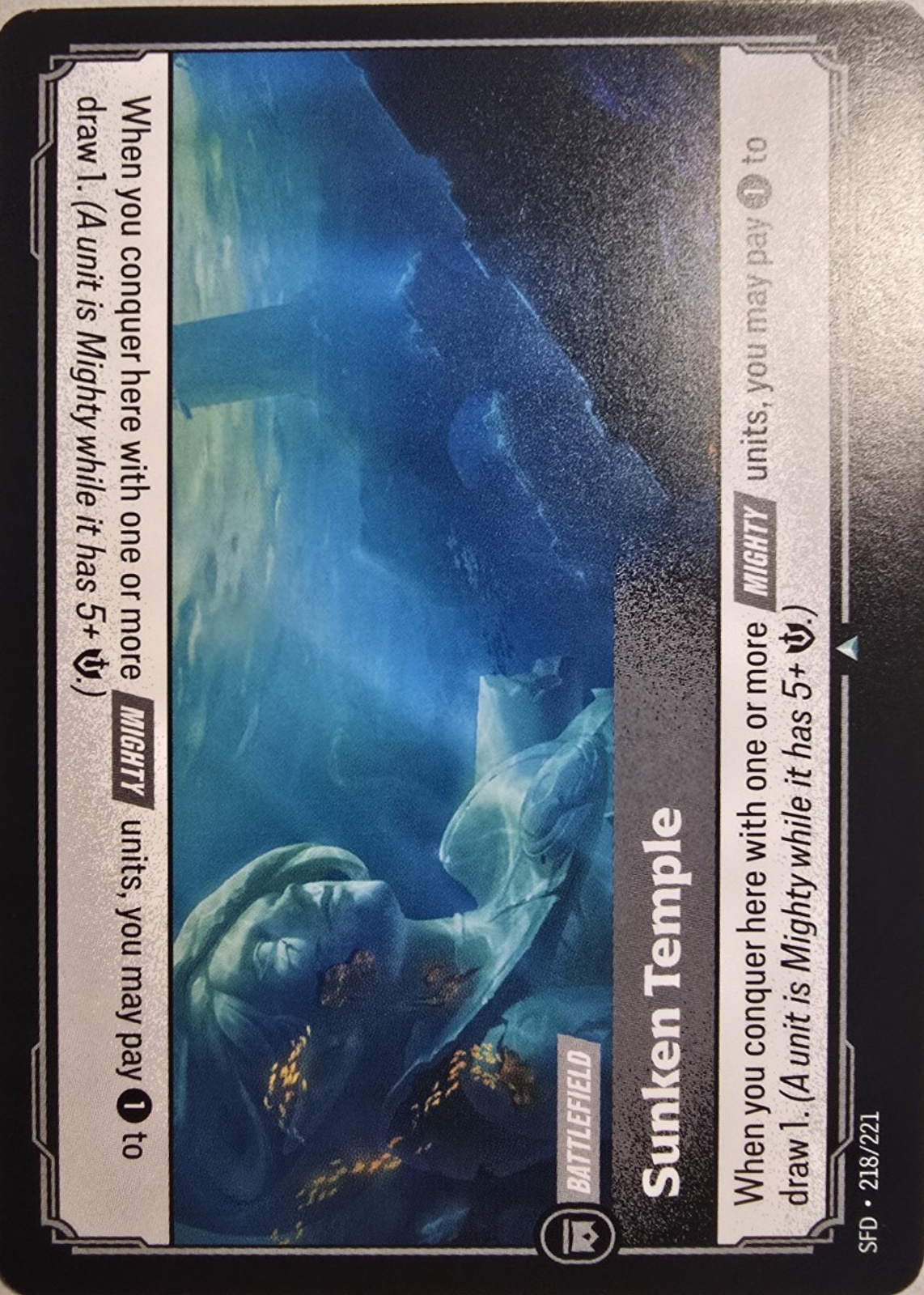 Sunken Temple 2026 Spiritforged #218/221 Base Price Guide - Sports Card ...