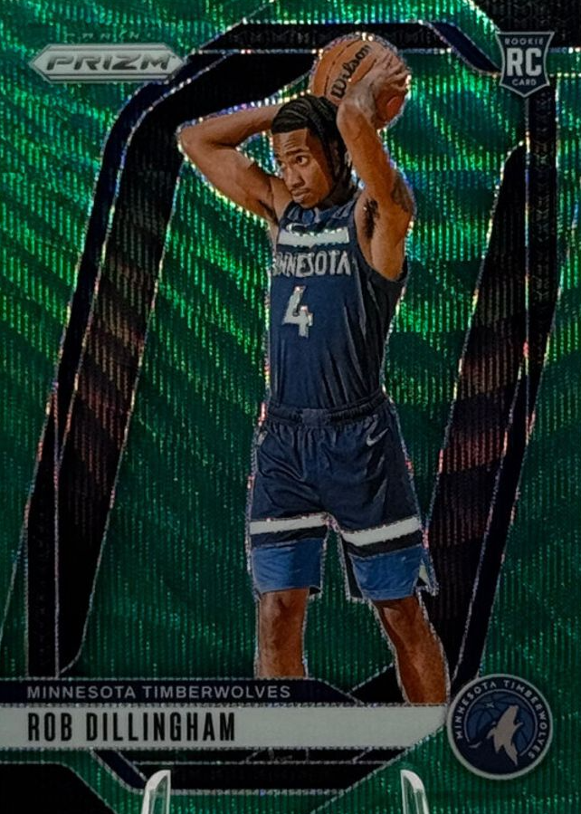 Rob Dillingham 2024 Prizm #250 Green Wave Price Guide - Sports Card ...