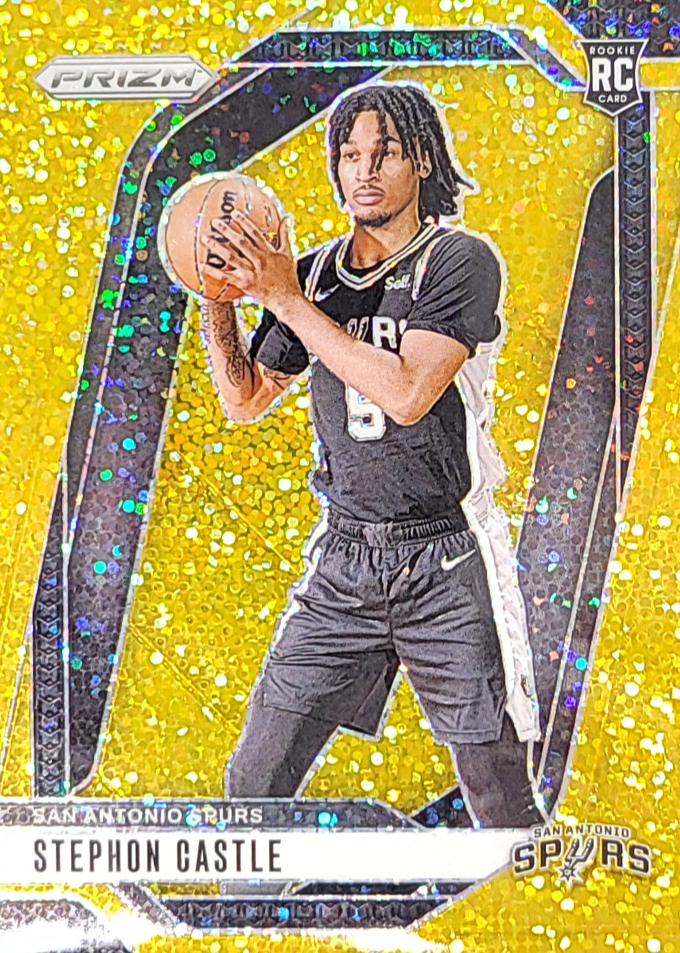 Stephon Castle 2024 Prizm #234 Gold Sparkle /24 Price Guide - Sports ...