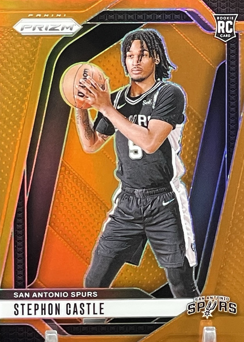 Stephon Castle 2024 Prizm #234 Orange /49 Price Guide - Sports Card ...