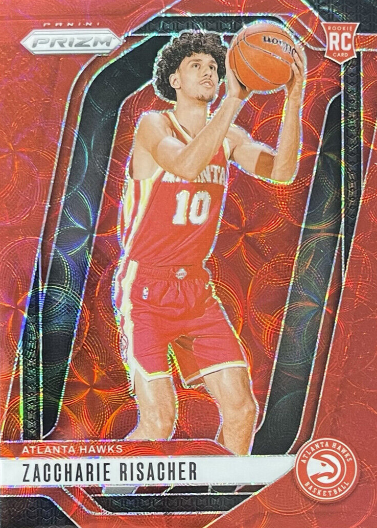 Zaccharie Risacher 2024 Prizm #265 Choice Red /88 Price Guide - Sports ...