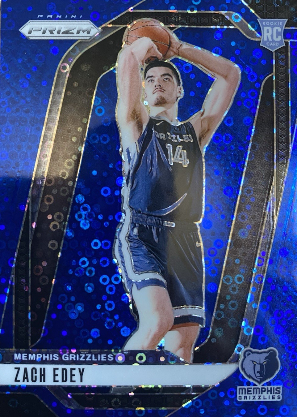 Zach Edey 2024 Prizm #249 Fast Break Blue /150 Price Guide - Sports ...