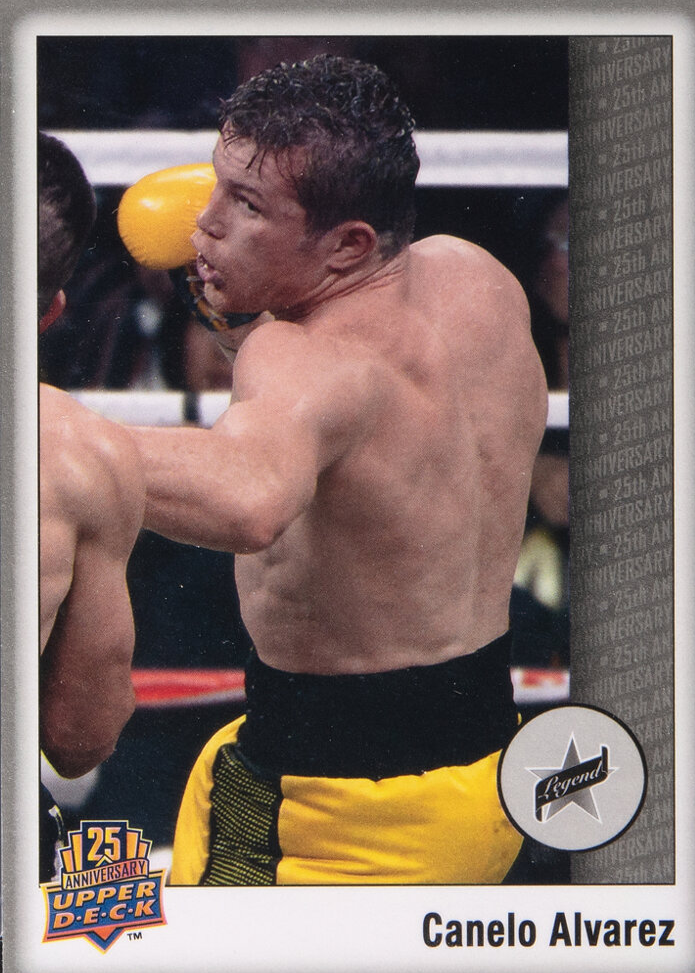 Canelo Alvarez 2014 Upper Deck 25th Anniversary #61 Base Price Guide ...