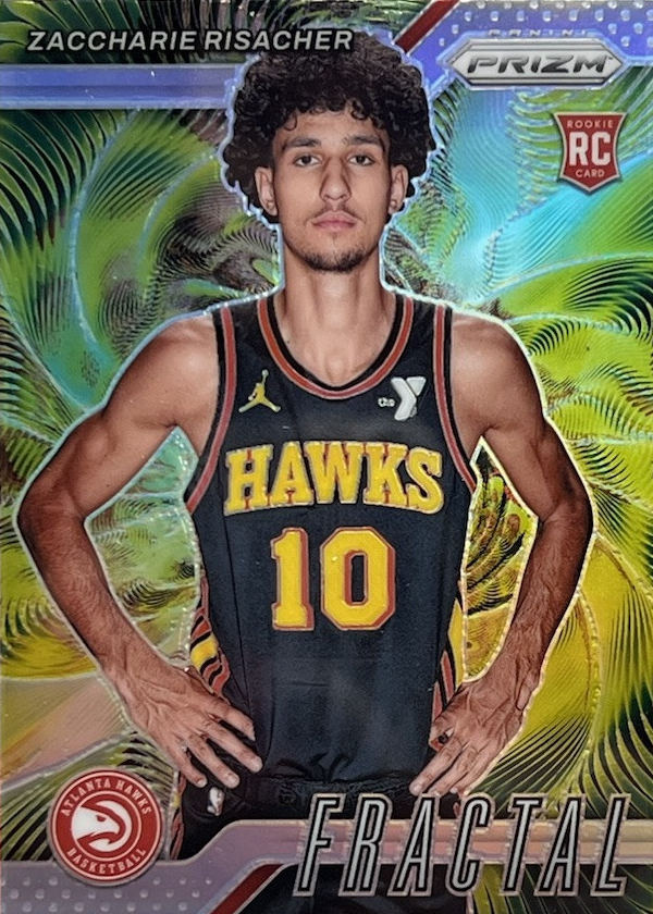 Zaccharie Risacher 2024 Prizm #8 Fractal - Silver Price Guide - Sports ...