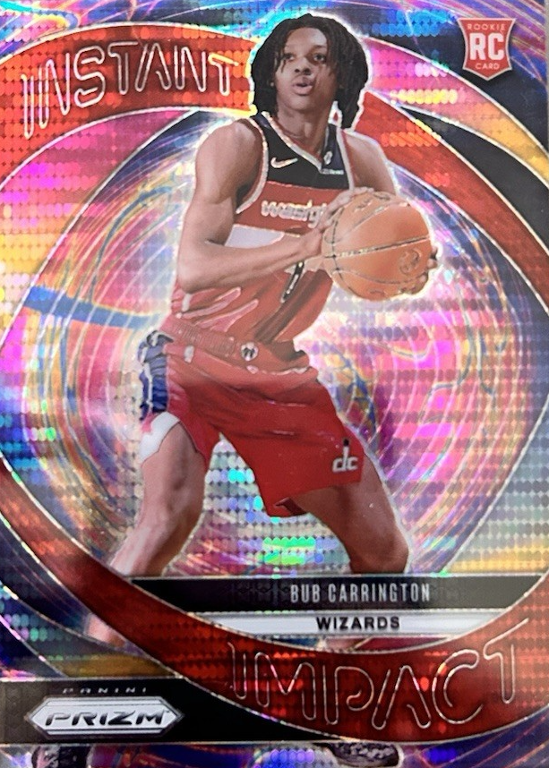 Bub Carrington 2024 Prizm #17 Instant Impact - Red Pulsar /75 Price ...