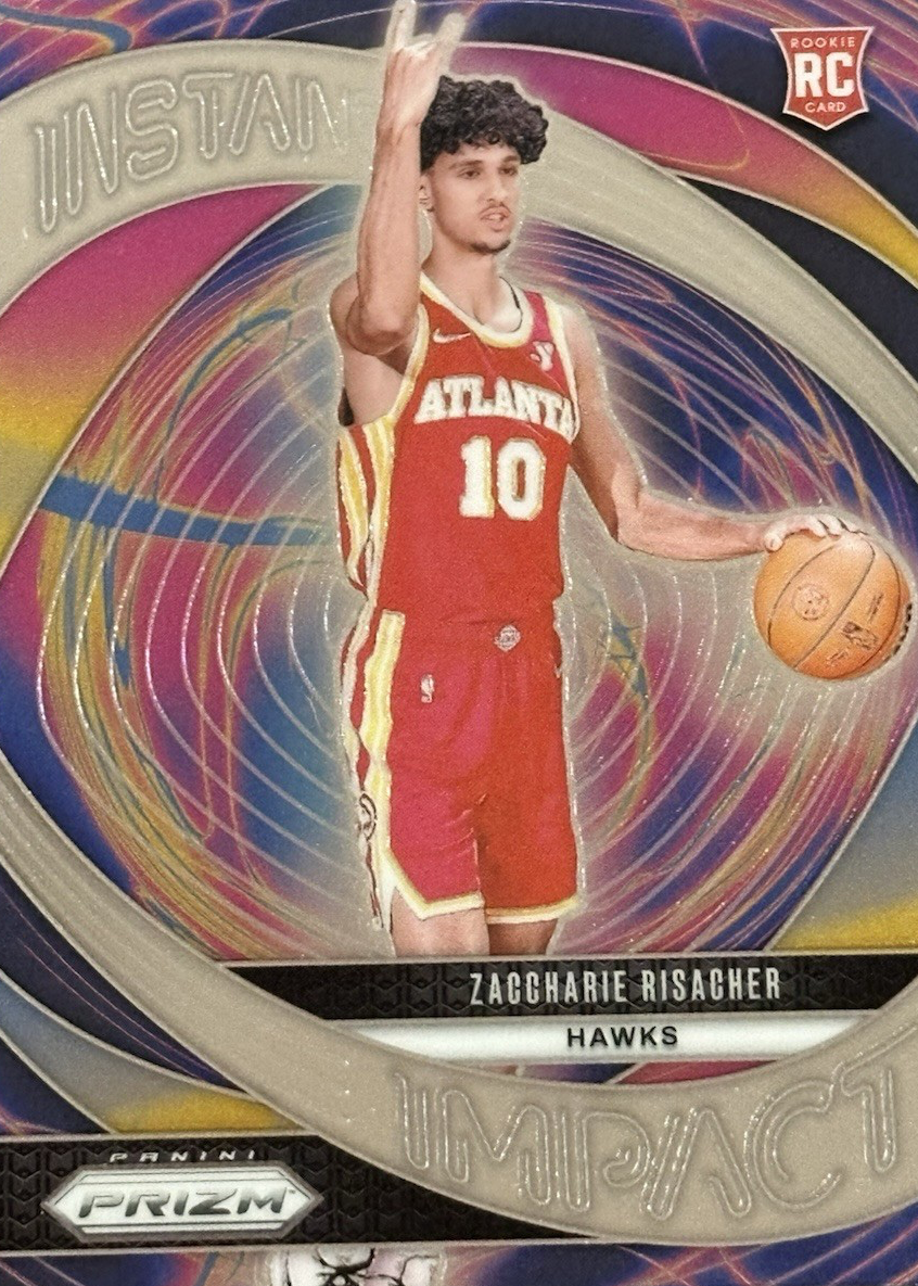 Zaccharie Risacher 2024 Prizm #21 Instant Impact Price Guide - Sports ...
