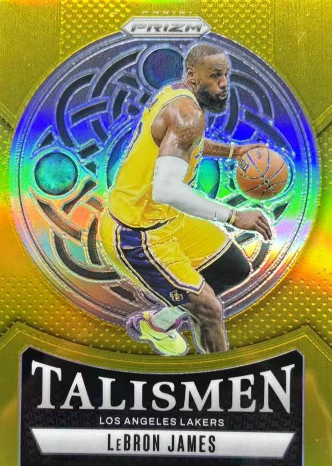LeBron James 2024 Prizm #5 Talismen - Gold /10 Price Guide - Sports ...