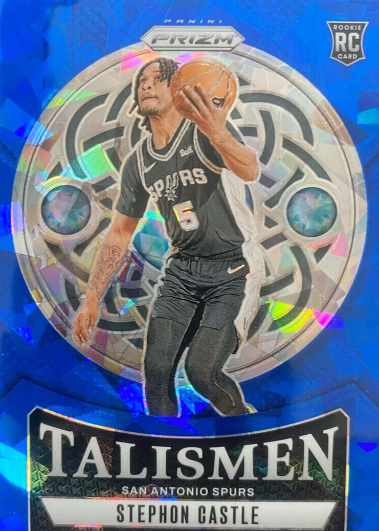 Stephon Castle 2024 Prizm #14 Talismen - Blue Ice /125 Price Guide ...