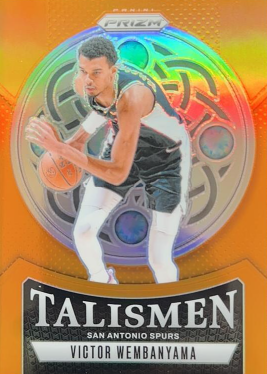 Victor Wembanyama 2024 Prizm #10 Talismen - Orange /49 Price Guide ...