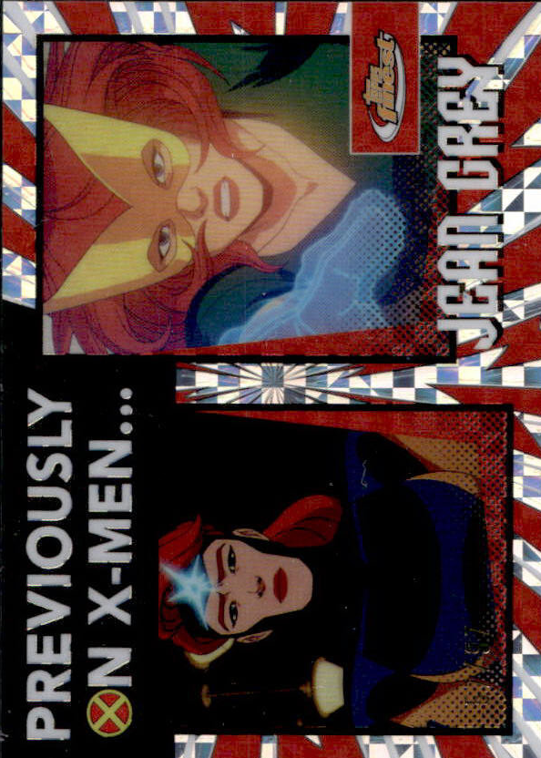 Jean Grey 2025 Topps Finest X-Men 97 #PO-7 Previously On X-Men - X ...