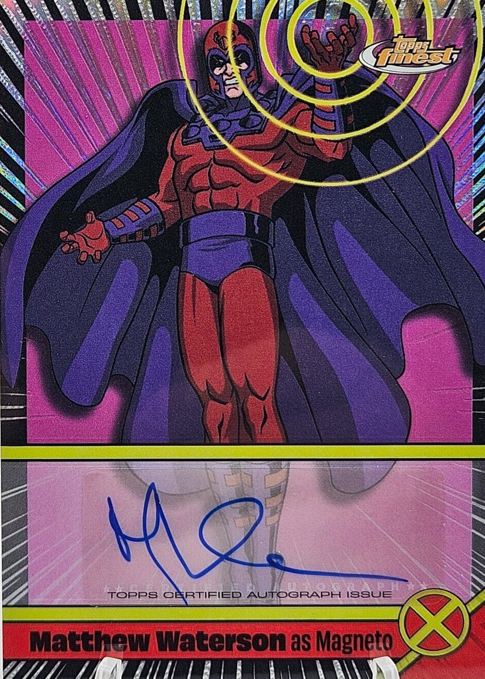 Magneto 2025 Topps Finest X-Men 97 #VA-MW Voice Actor Autograph Price ...