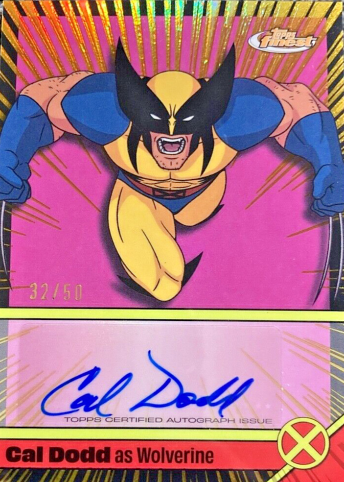 Wolverine 2025 Topps Finest X-Men 97 #VA-CD Voice Actor Autograph - Gold Refractor /50 Price ...