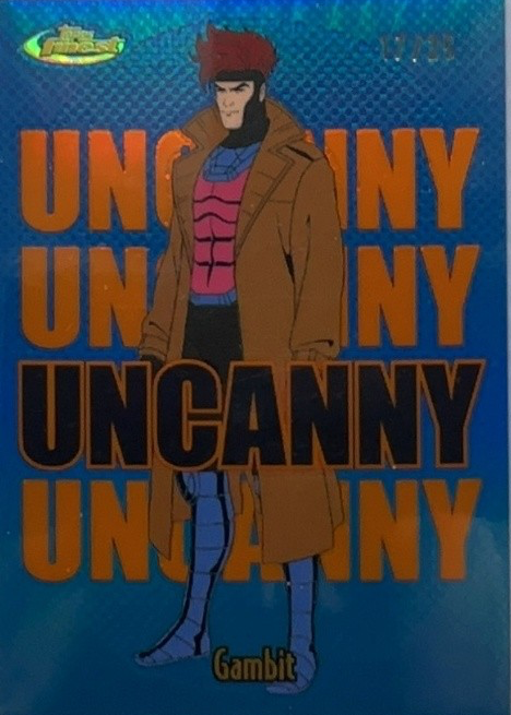Gambit 2025 Topps Finest X-Men 97 #92 Uncanny - Orange Refractor /25 ...