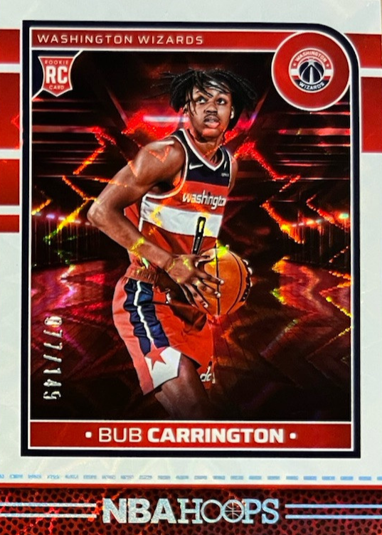 Bub Carrington 2024 Hoops #244 White Explosion /149 Price Guide ...
